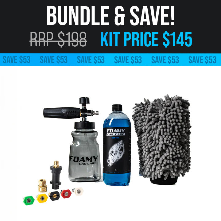 Car Starter Cleaning Kit – Foamy Car Care